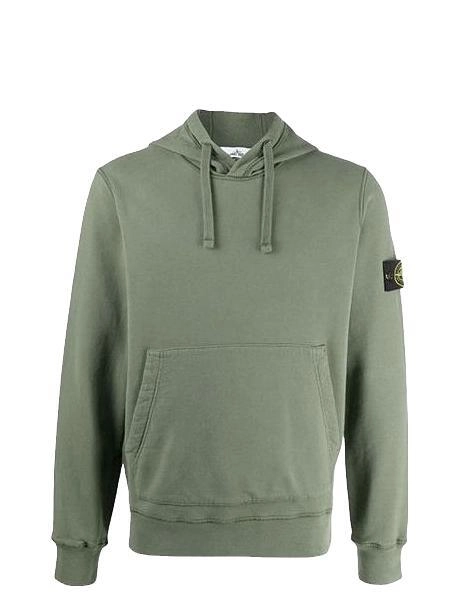 Stone Island Cotton Hoodie - Green