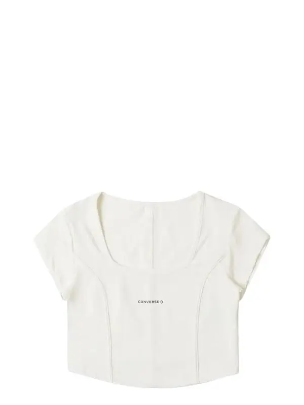 CONVERSE Corset Top - Egret