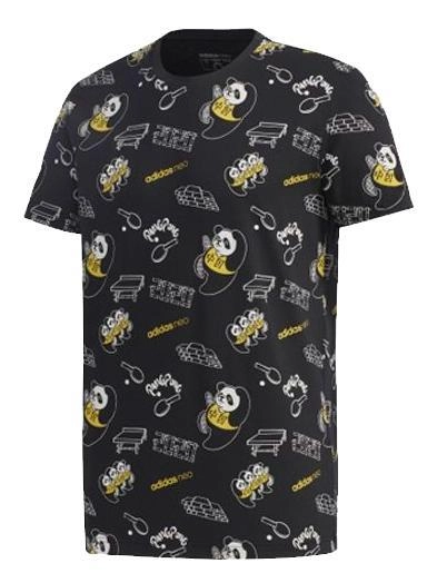 Adidas Neo Casual Sports Bear Short Sleeve - Black