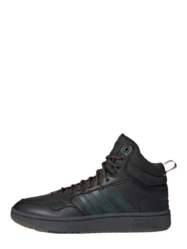 Adidas Hoops 3.0 Mid Top Sneakers - Black