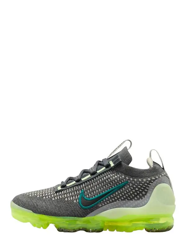 Nike Vapormax 2021 Flyknit Sneakers - Dark Grey/barely Volt/phantom