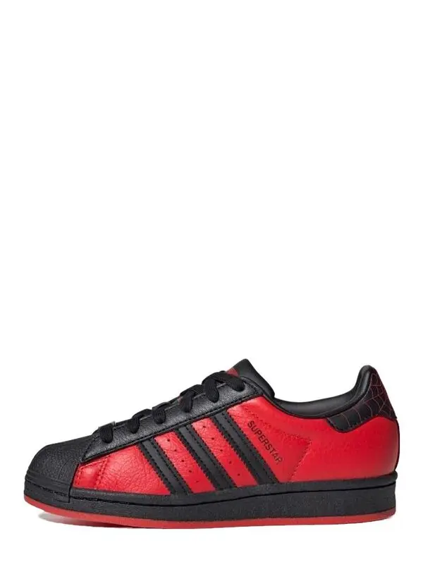 Adidas Originals Superstar Shoes - Red/black