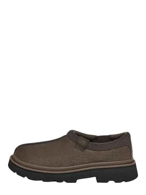 UGG Tasman Lug Embossed Shoes - Dense Smoke