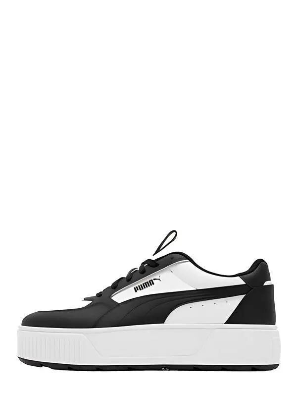 PUMA Karmen Rebelle Platform Sneakers - White/black