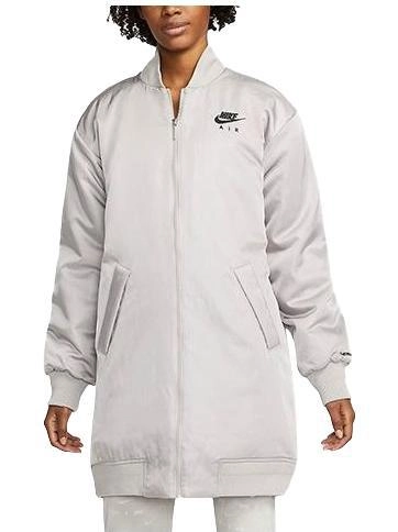 Nike Therma-fit Synthetic-fill Loose Mid-length Jacket - Grey
