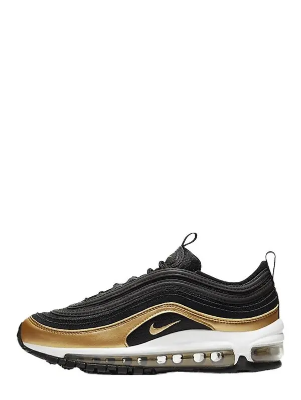 Nike Max 97 Metallic Gold Sneakers - Black