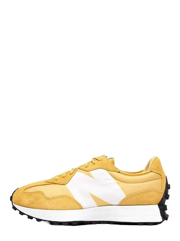 NEW BALANCE 327 Savannah Low Top Sneakers - Yellow/white