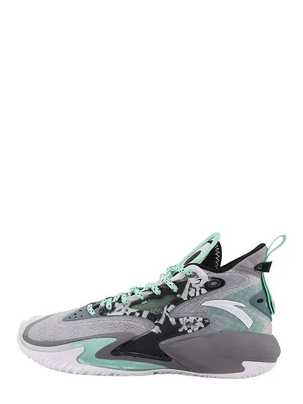 ANTA Shock Wave 3 Sneakers - Grey/green/black