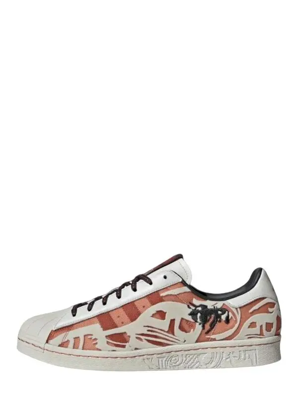 Adidas Originals Superstar 80s X Han Meilin Sneakers - White/red