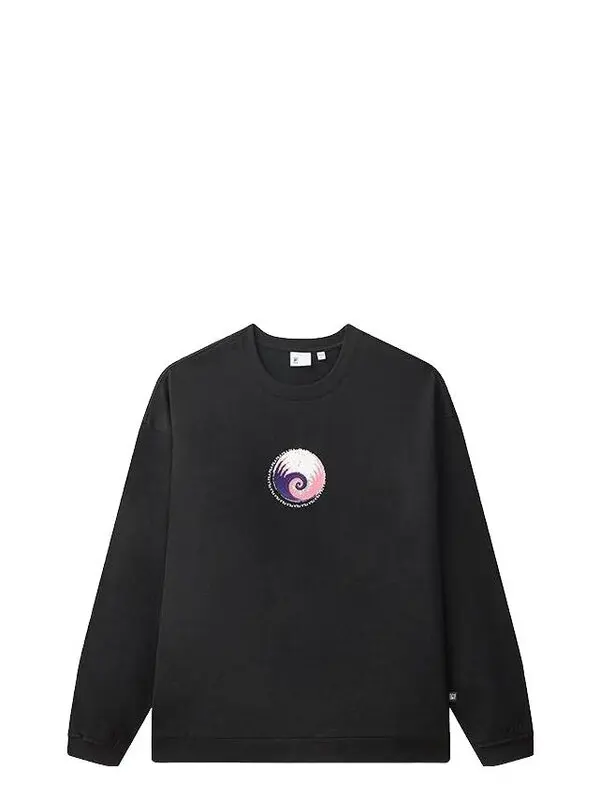 FILA Minimalistic Casual Knit Top - Black