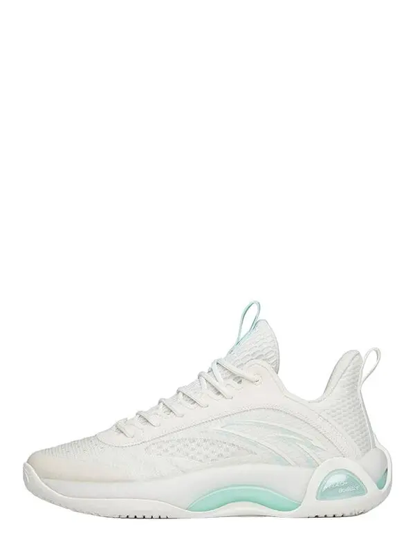 ANTA Cement Bubble 2.0 Basketball Shoes - White/aqua Blue
