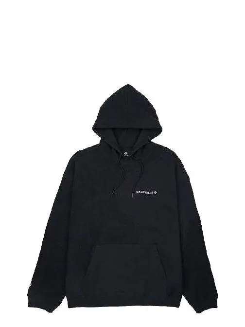 CONVERSE Dynamic Blocking Pullover Hoodie Asia Sizing - Black