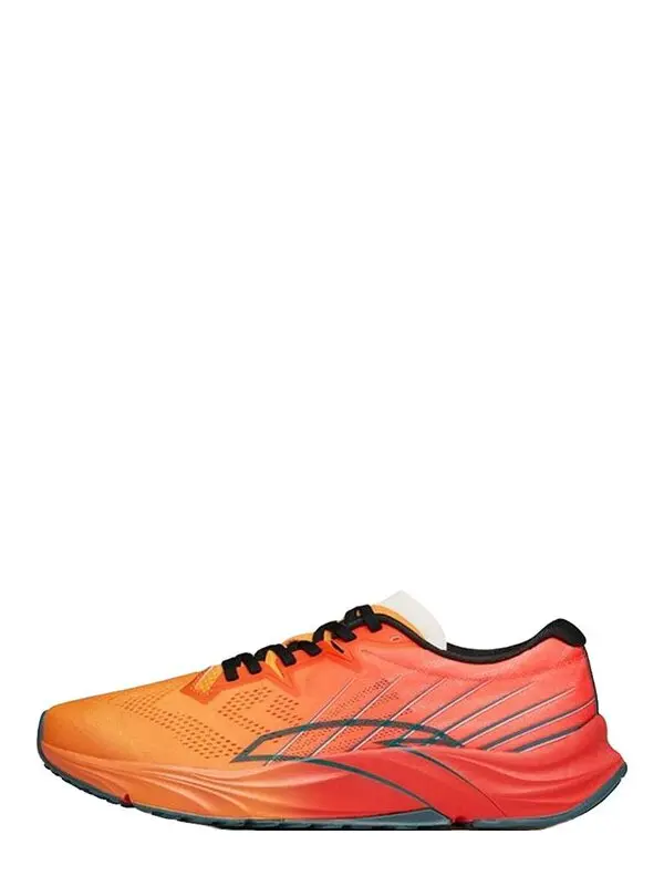 ANTA Asphalt Road Fighter High Top Sneakers - Orange/red/black