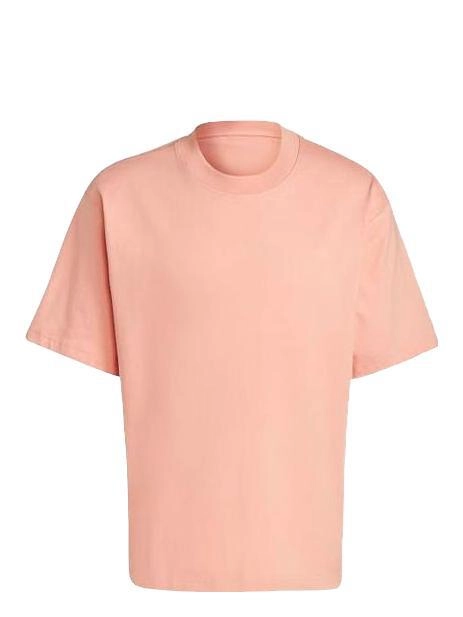 Adidas Originals Solid Color Loose Sports Short Sleeve - Pink