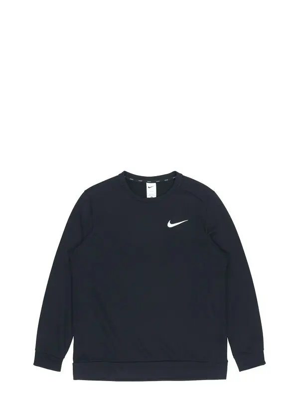 Nike Long Sleeve Casual Sports Knit Pullover - Black