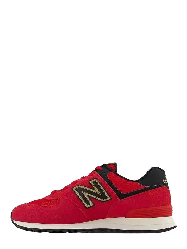NEW BALANCE 574 Athletic Sneakers - Red