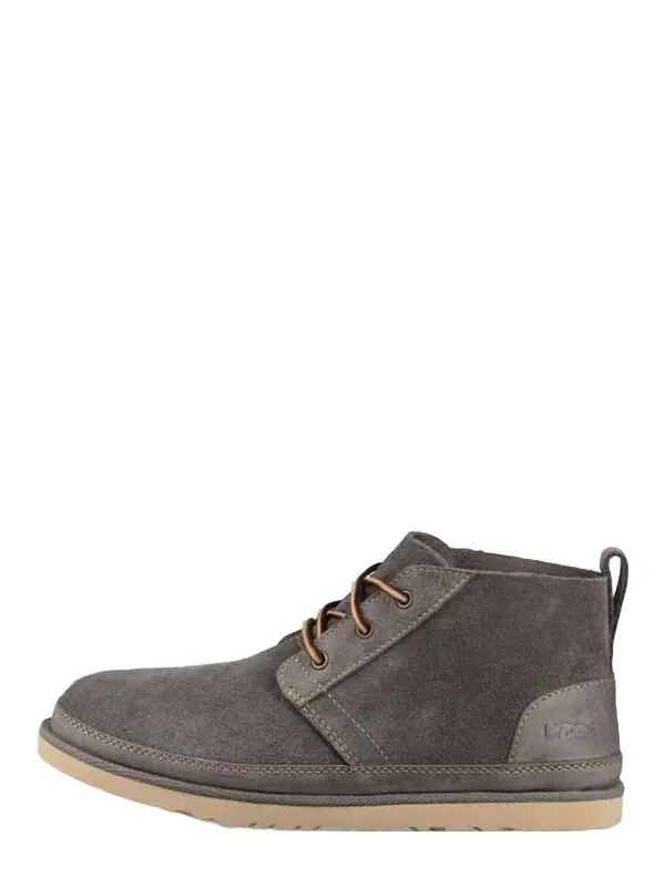 UGG Neumel Unlined Leather Lace-up Boots - Grey