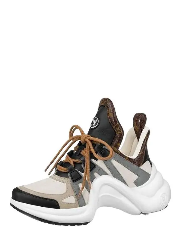 LOUIS VUITTON Archlight Sneakers - Tan/white/grey
