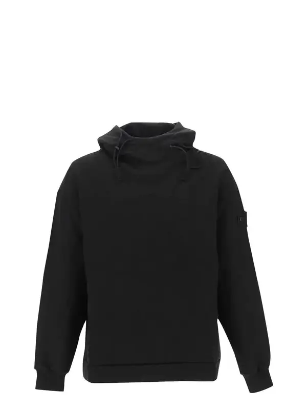 Stone Island Ghost Hooded Sweatshirt - Black