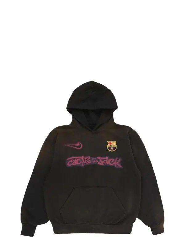Nike Fc Barcelona X Cactus Jack Hoodie - Black