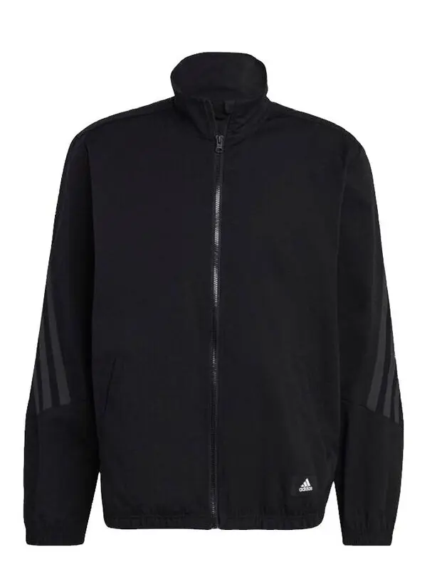 Adidas Future Icon Stripe Woven Stand Collar Track Jacket - Multi-color