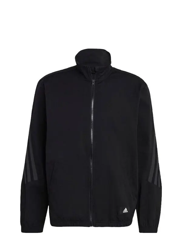 Adidas Future Icon Stripe Woven Stand Collar Track Jacket - Multi-color