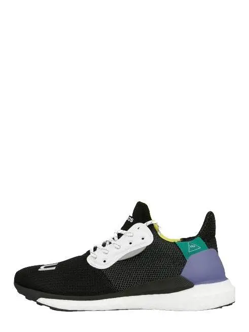 Adidas Pharrell X Solar Hu Glide Sneakers - Black