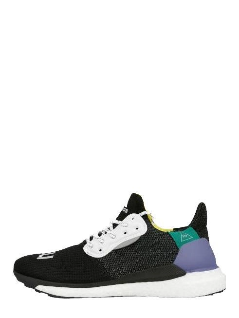 Adidas Pharrell X Solar Hu Glide Sneakers - Black