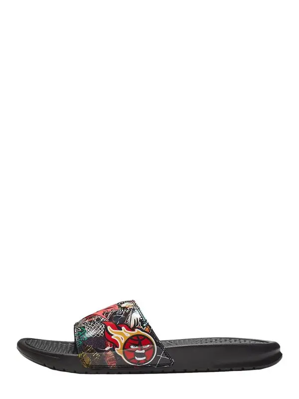 Nike Benassi Jdi Print Slides - Black