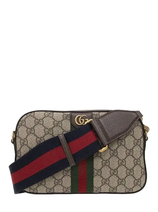 Gucci Ophidia Gg Small Shoulder Bag - Beige/ebony