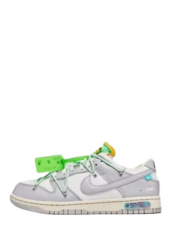 Nike X Off-white Dunk Low '07 Of 50 - Gray/white