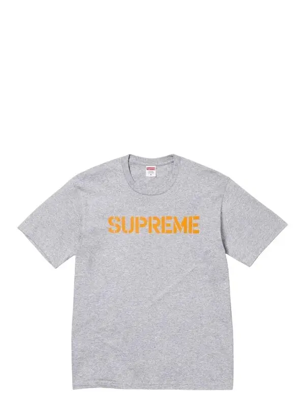 Supreme Ss26 Hard T-shirt - Heather Grey