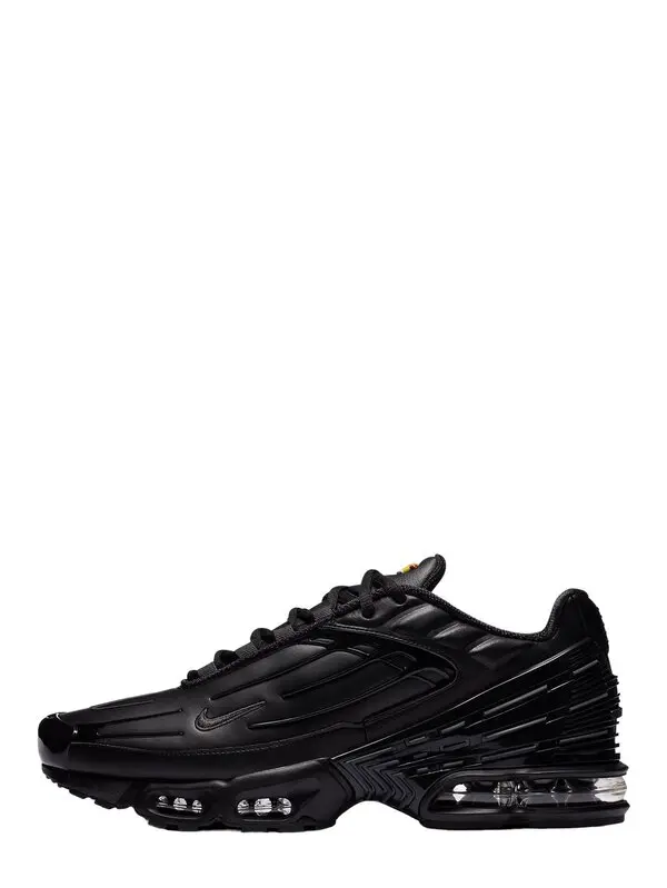 Nike Max Plus 3 Leather "triple " Sneakers - Black