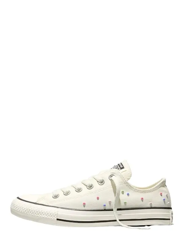 CONVERSE Chuck Taylor All Star Mini Studs Sneakers - Egret/fresh Cut Green/pink
