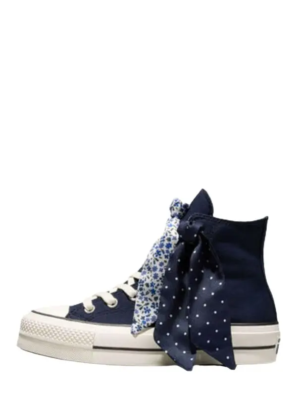 CONVERSE Chuck Taylor All Star Lift Platform High Top Sneakers - Obsidian Blue/egret/no Shade Grey