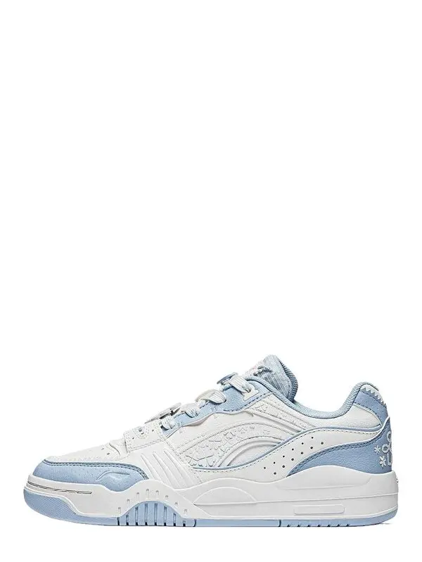 LI-NING Moon White X Disney Marie Cat Sneakers - White/blue