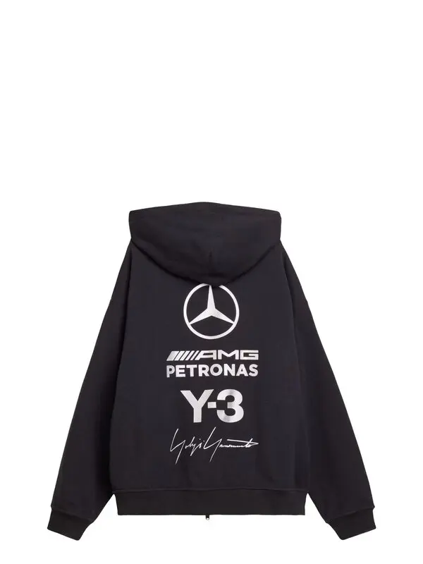 Adidas Y-3 F1 Mercedes Track Zip Hoodie - Black