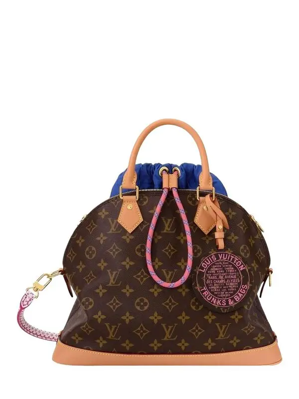 LOUIS VUITTON Alma Mm Monogram Canvas Handbag - Brown