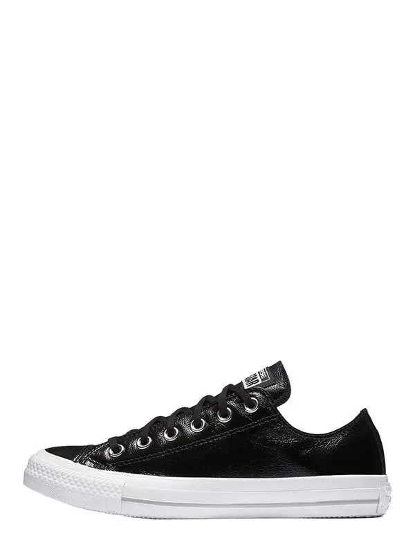 CONVERSE Chuck Taylor All Star Patent Low Top Sneakers - Black