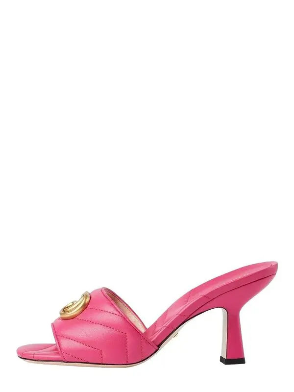 Gucci Gg Marmont Mules - Pink