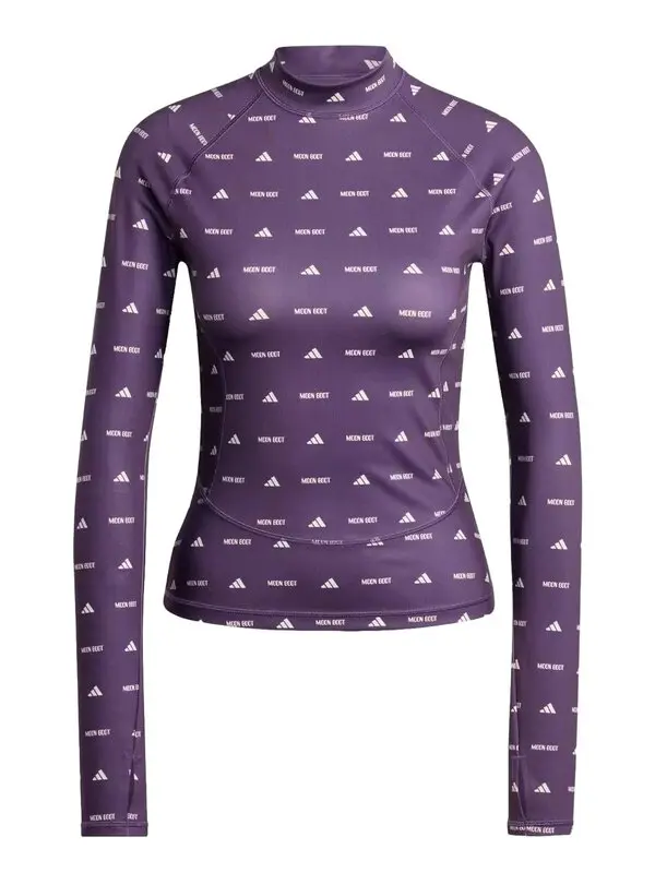 Adidas X Moon Boot Logo Long Sleeve T-shirt - Morado