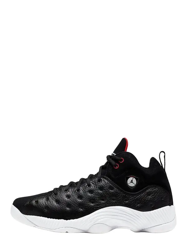 JORDAN Jumpman Team 2 High Top Sneakers - Black/red