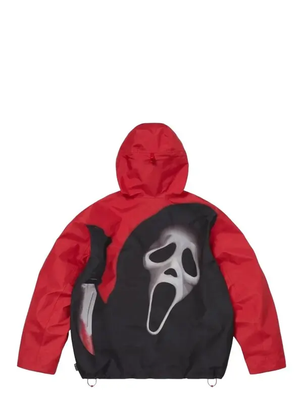 Supreme X Ghostface Gore-tex Shell Jacket - Red