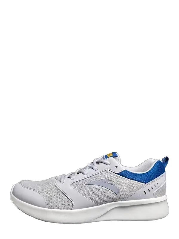 ANTA Athletic Lace-up Sneakers - Grey/white/blue