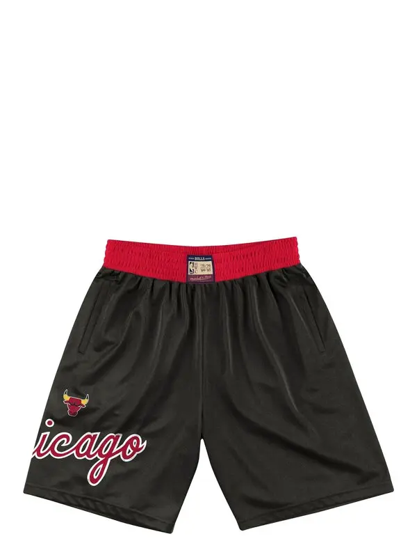 Mitchell & Ness Chicago Bulls 1975 Team Heritage Shorts - Black/red