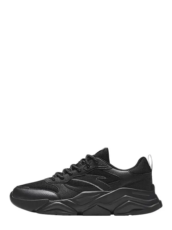 ANTA Running Series Lace-up Sneakers - Black