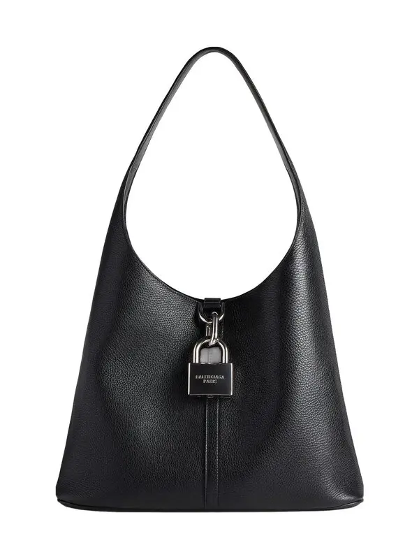 Balenciaga Locker Medium North-south Hobo Bag - Black