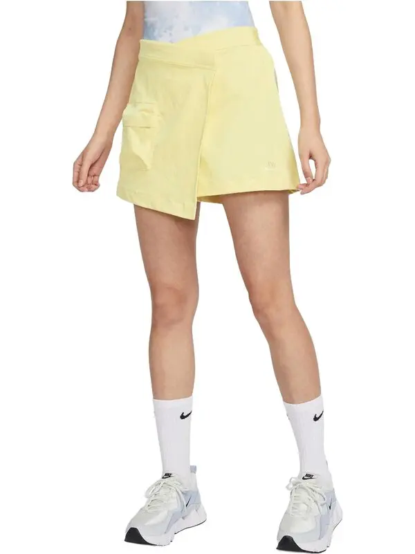 Nike Tech Pack High-rise Skort - Lemon Chiffon/alabaster