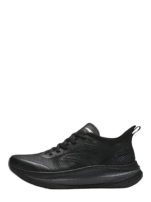 ANTA Horsepower Lace-up Athletic Sneakers - Black
