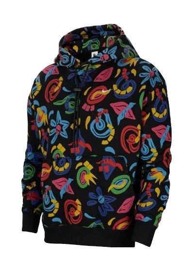Nike Lab Collection Printed Hooded Pullover - Multi/black